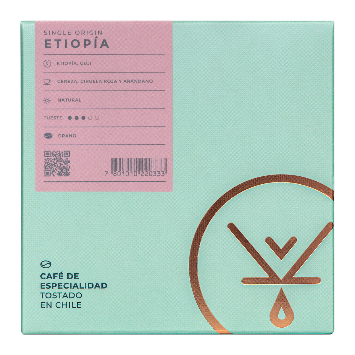 Café grano Blackdrop - Etiopia Guji 227 grs | Emporio Roble Viejo